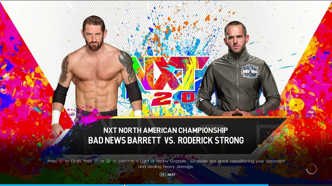 WWE 2K22 Wade Barrett Vs Roderick Strong - YouTube