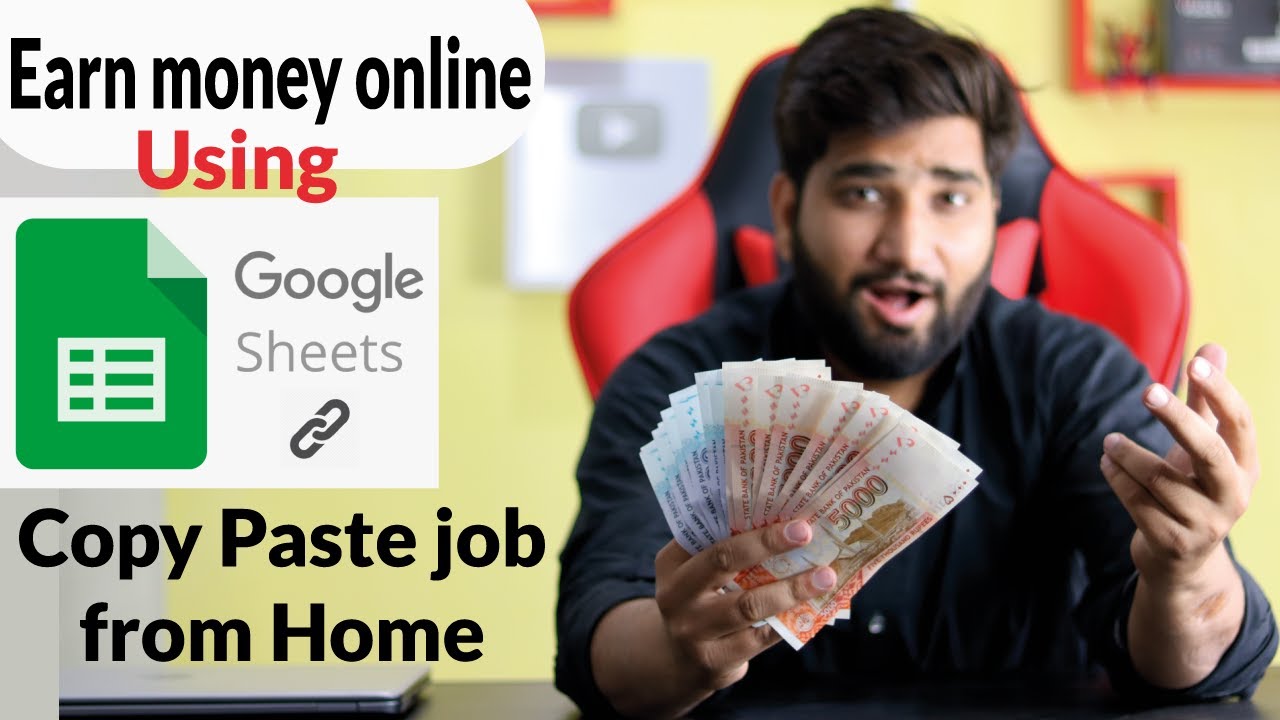 How To Earn Money Online Using Google Sheets | Data Entry Jobs From ...