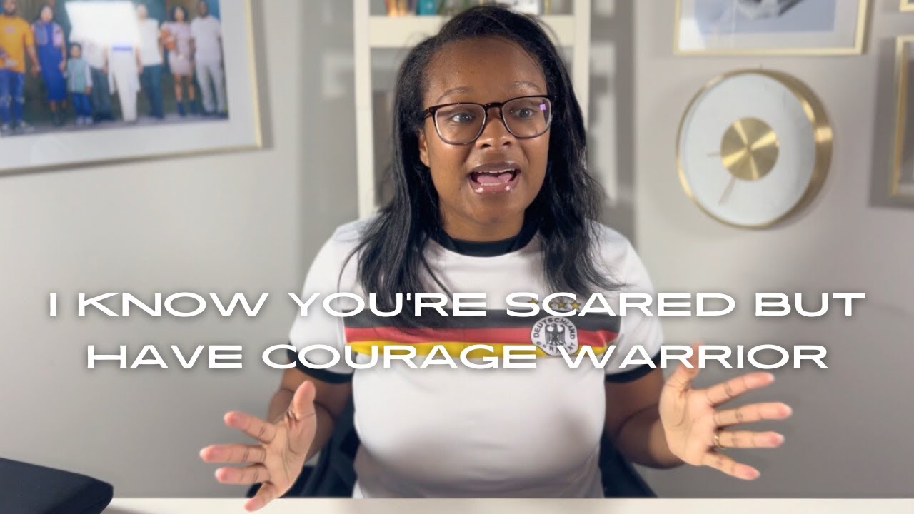 I know you’re scared but have courage Warrior | Be not afraid for I Am ...