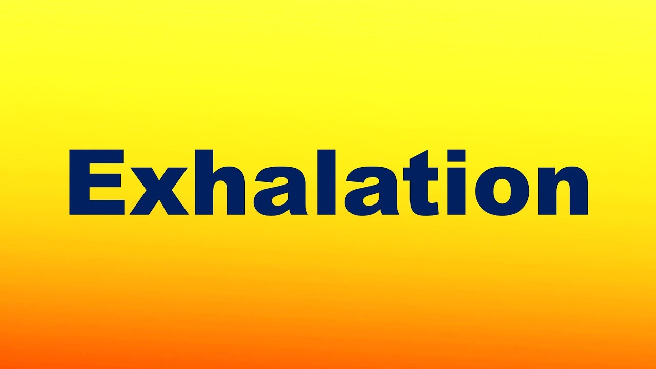 Exhalation/ Expiration Process - YouTube