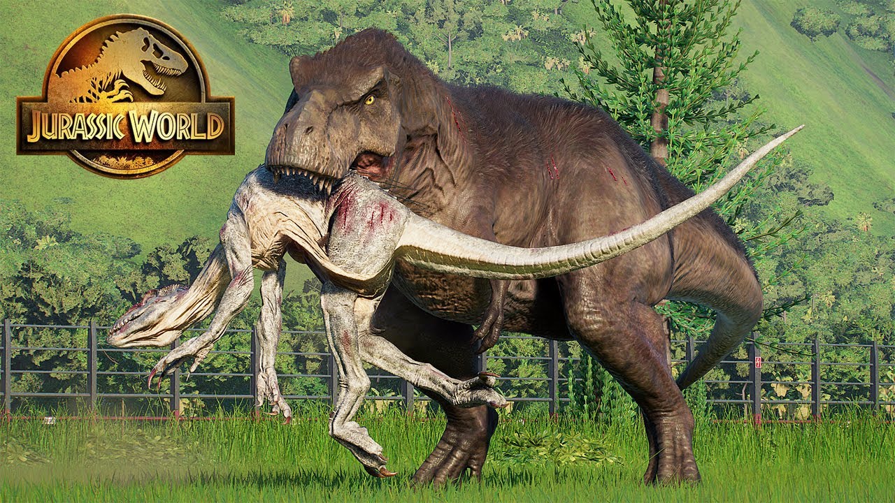 T-Rex vs Strongest Dinosaurs Level 1 to Level 10 | JWE 2 - YouTube