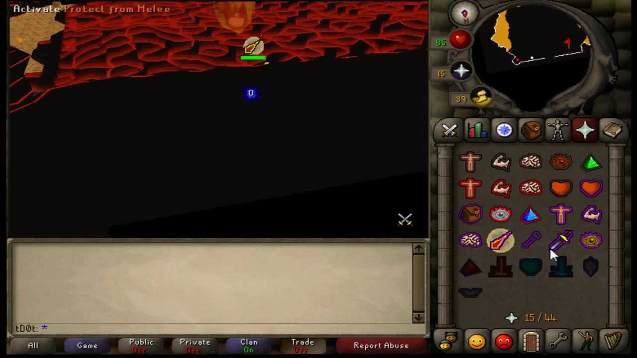 Runescape 2007 - Jad Guide for Pures with Luring - YouTube
