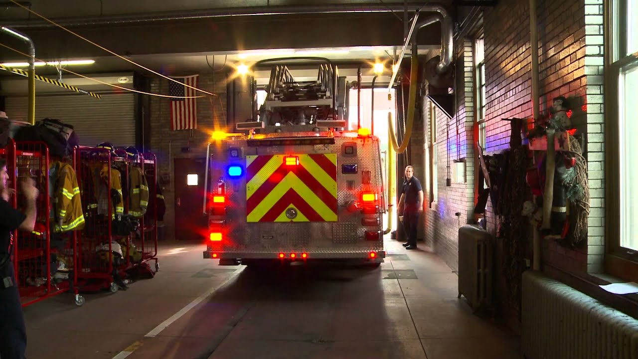 Fire Truck Backing Up (Stock Footage) - YouTube