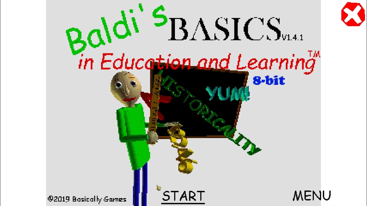 Baldi's basics 8-Bit mod Baldi's Basics Classic Mod - YouTube