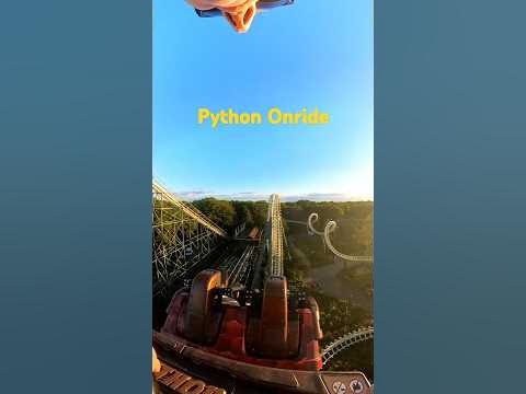 Python Onride #rollercoaster @efteling - YouTube