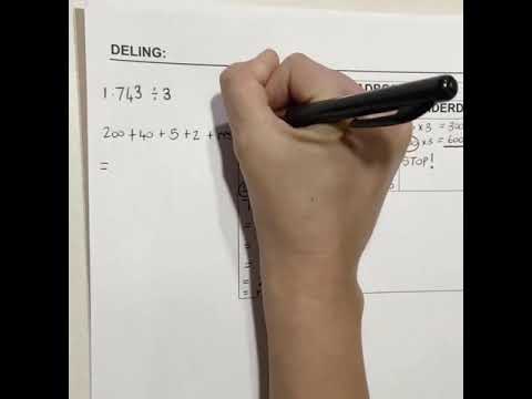 Graad 4 Wiskunde: Deling (leidraadbord/wenkbord) - YouTube