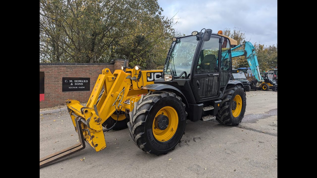 JCB 536.60 AGRISUPER TELEHANDLER WALKAROUND VIDEO - YouTube