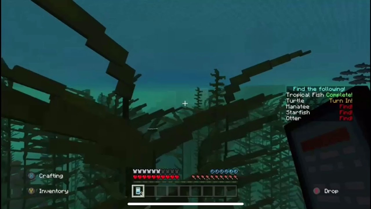 Minecraft Marine Biologist with my cousin - YouTube