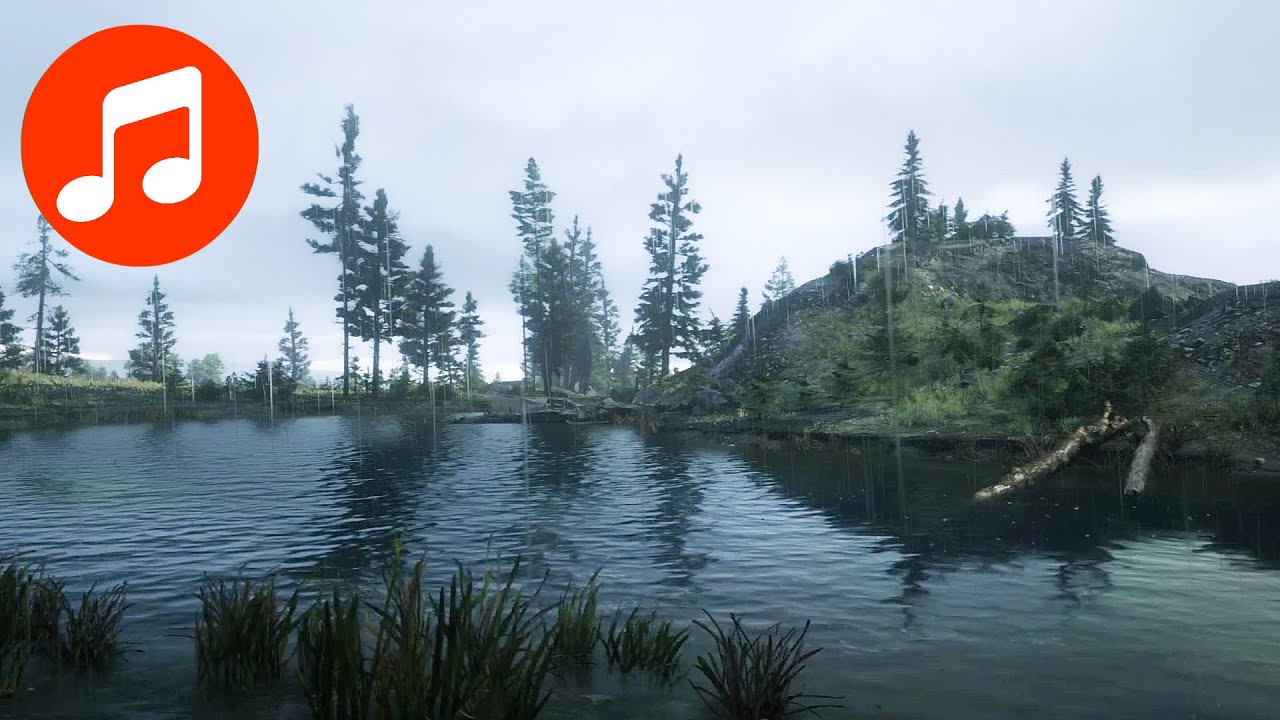 Peaceful Lake 🎵 Soothing RED DEAD REDEMPTION 2 Ambient Music (RDR2 ...