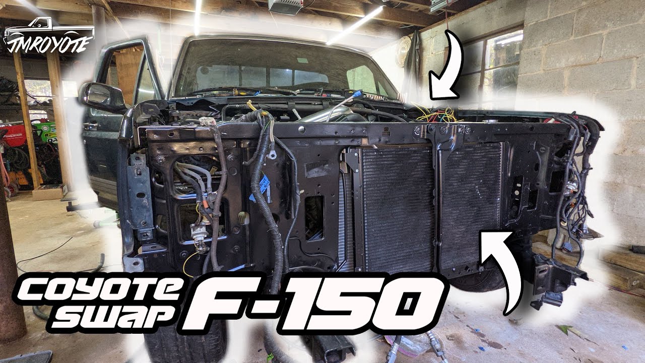 Cooling Fans and First Start Coyote Swap F150. Will Everything fit ...