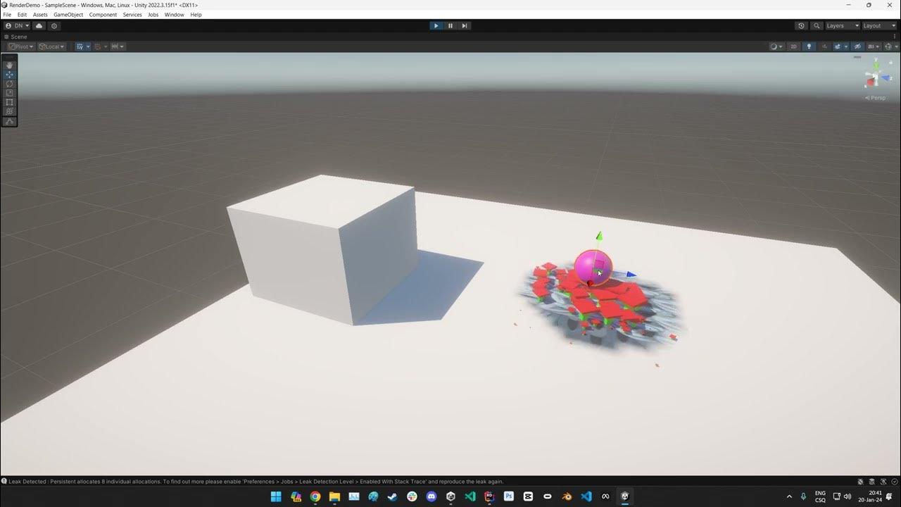 Prototyping procedural environment generation on voxel basis - YouTube