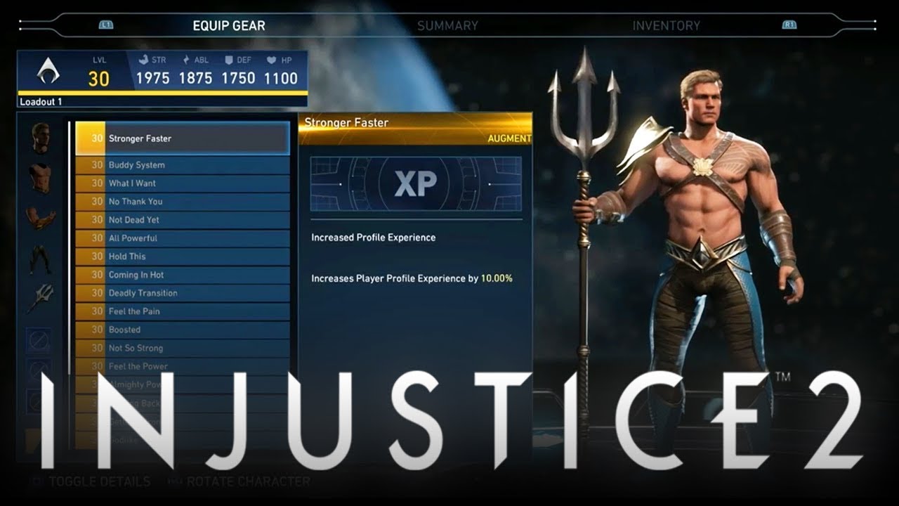 Injustice 2: New "Augment" Gear Feature Fully Explained & REVEALED ...
