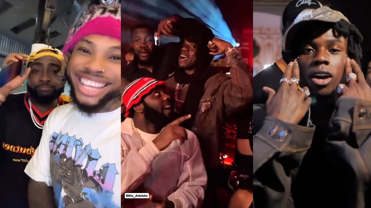 Davido and Other Celebrities Surprise REMA at His HEIS Album Listening ...