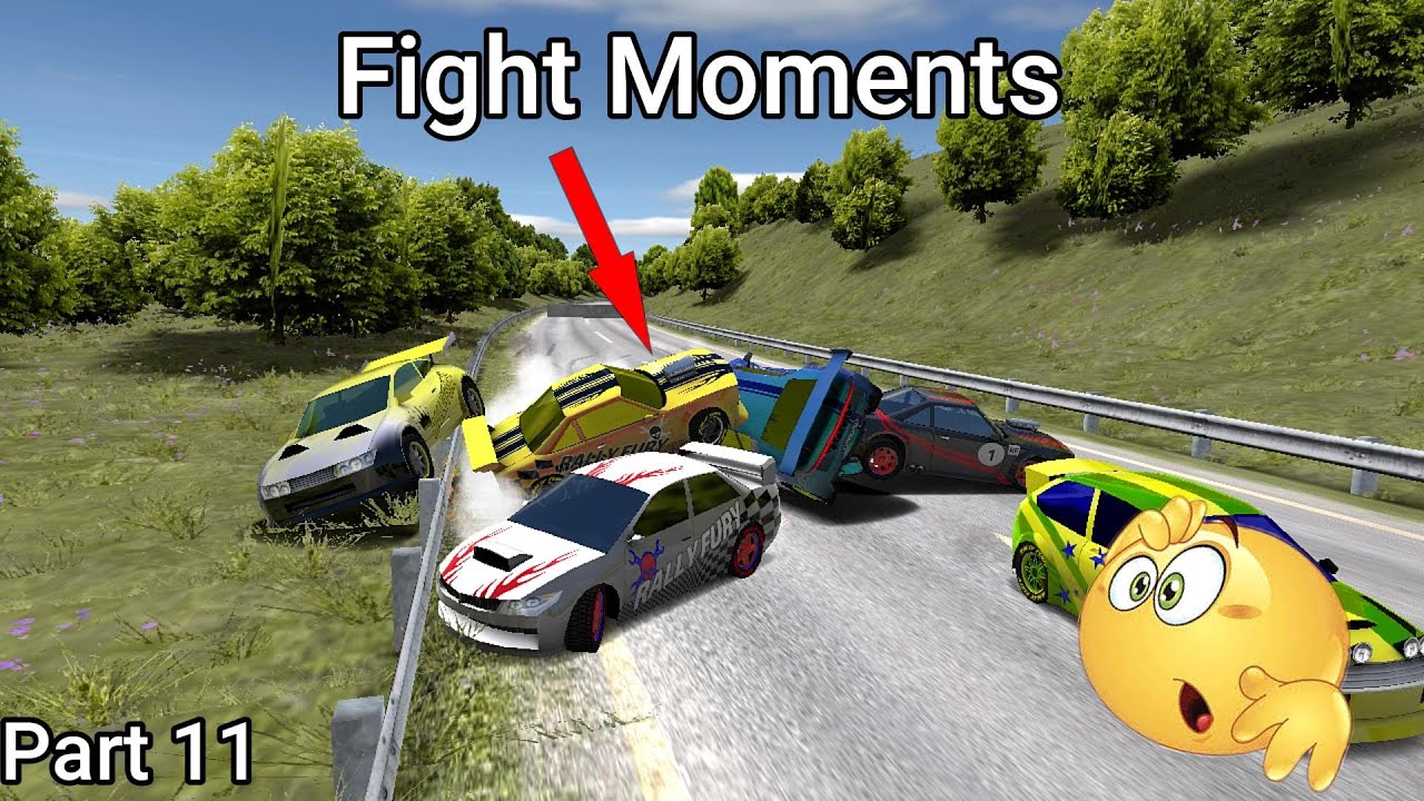 Racing Games Fight Moments Part 11 Rally Fury Extreme Racing Fight ...