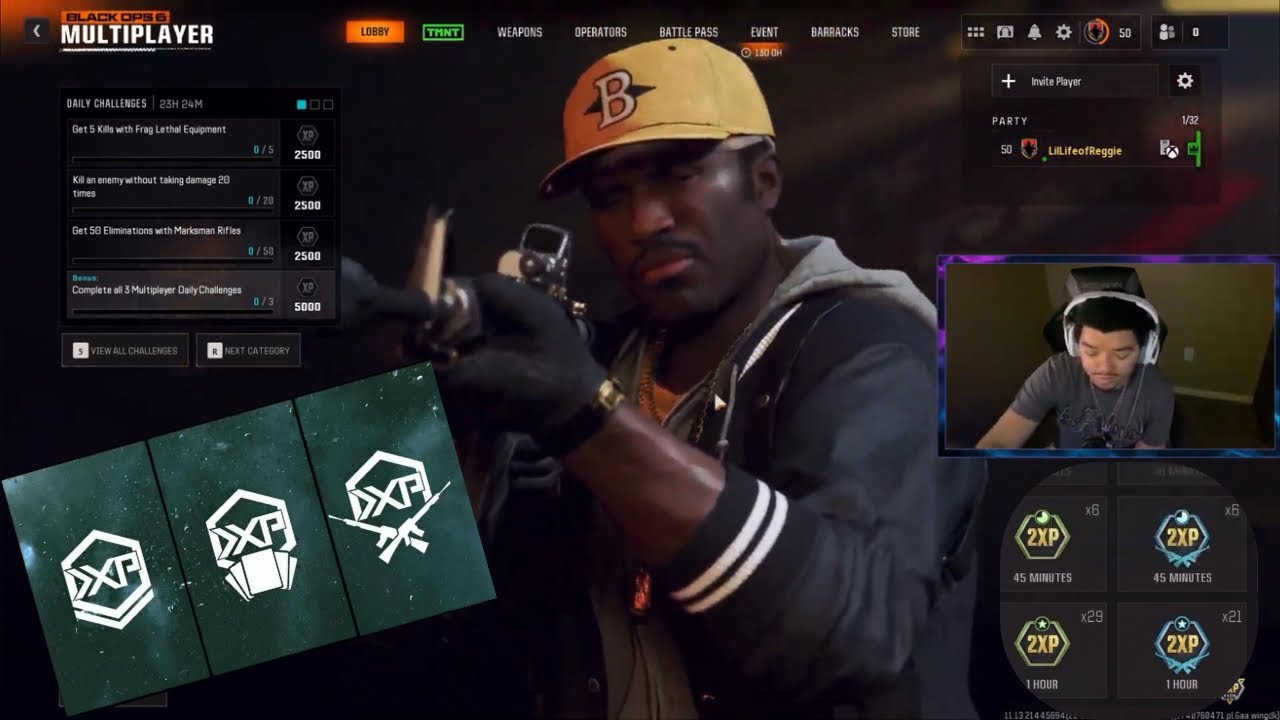 🔴Live - Lil Reggie Attempting To Use All My 2XP Today - YouTube