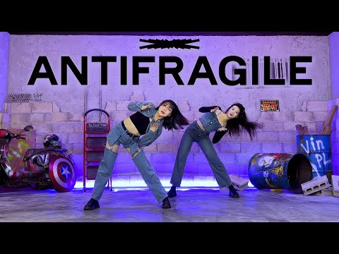[UNNAMED] LE SSERAFIM - ANTIFRAGILE' Dance Cover / 2 memvers ver. / Mirror Mode 03:07~