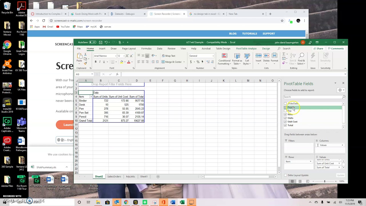 14- Doing More with Pivot Tables - YouTube