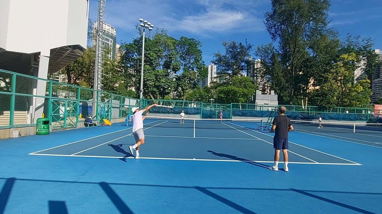 538. Tennis game (Dan, Victor, Jun, Jeremy Cho) 2022. June.23(Thurs ...