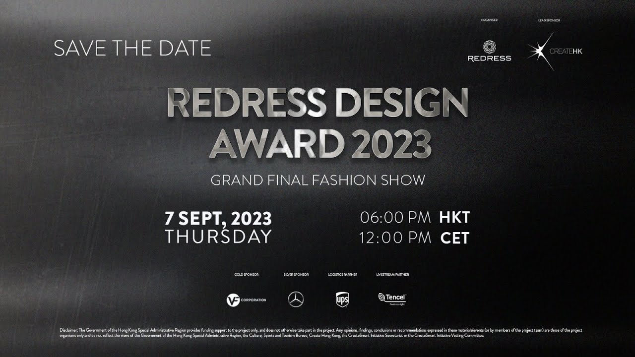 REDRESS DESIGN AWARD 2023 - GRAND FINAL FASHION SHOW - LIVESTREAM - YouTube