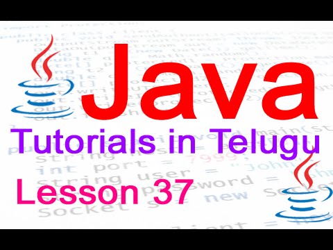 Java in Telugu - Tutorial 37 - Static - YouTube