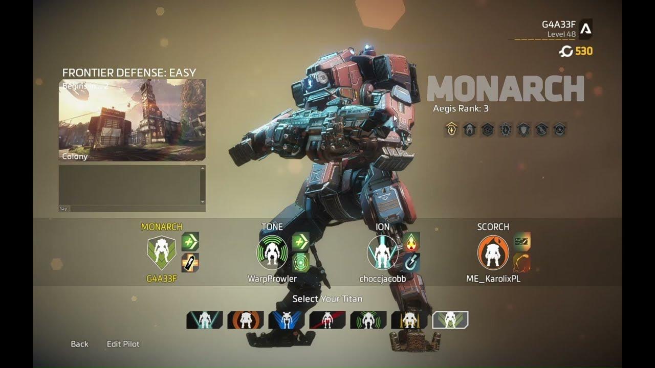 The Executioner | Titanfall 2 Frontier Defense | Monarch | Aegis Level 1 of 7 | Easy Mode - YouTube