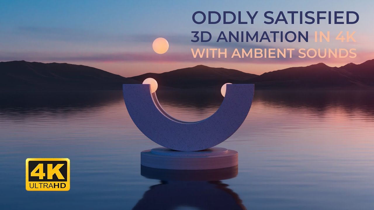 Relaxation and Stress Relief, Oddly Satisfied 3d Animation in 4K and ...