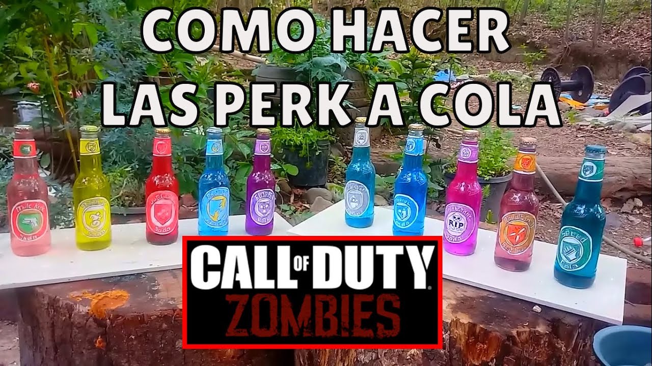 Como Hacer Las Perks-A-Colas de Call Of Duty Zombies Fácil - By Kriss ...