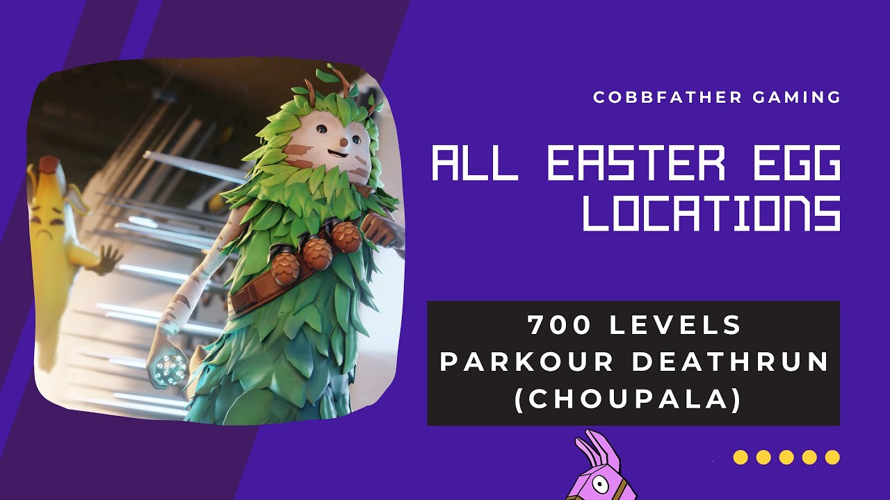 All Secret Easter Egg Locations 700 Levels Parkour (Deathrun) Choupala ...