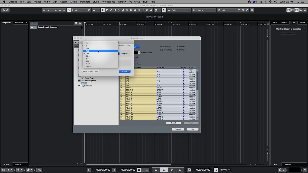03 Cubase - Studio Setup (Menu) - YouTube