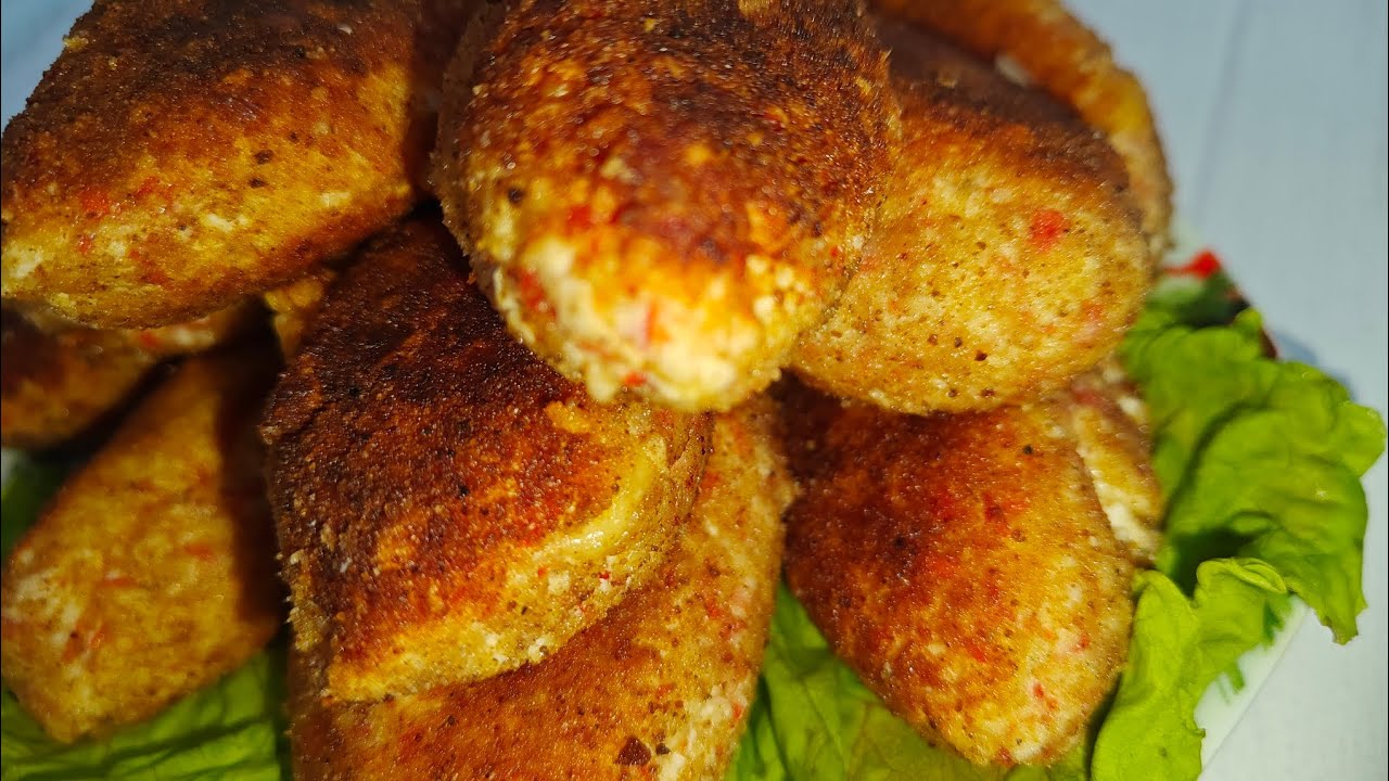 Котлети з крабовими паличками 🦀 Швидко та просто 😋 СМАЧНО Cutlets with ...