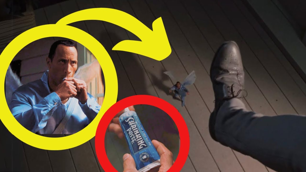 The Rock Uses Shrinking Paste | WITH AUDIO - YouTube