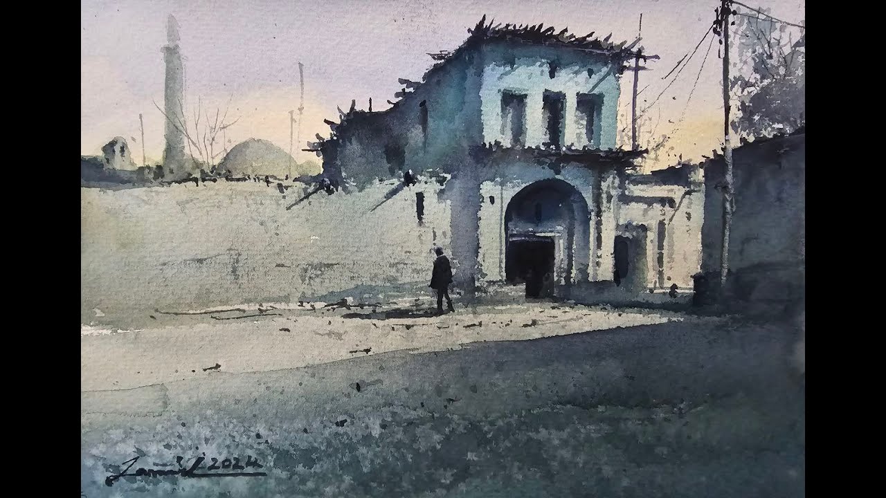 How to Paint Light and Shadow in Watercolor - YouTube