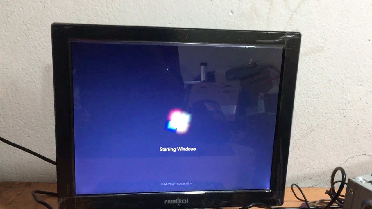 Install windows 7 in HCl desktop from pendrive - YouTube