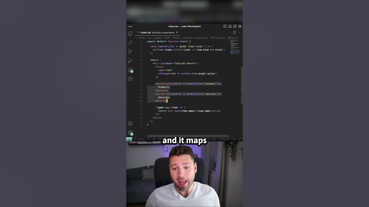Splitting Components In React Youtube