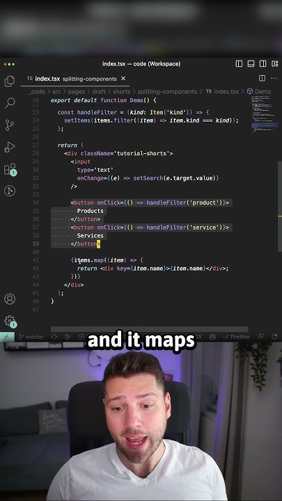Splitting Components In React Youtube