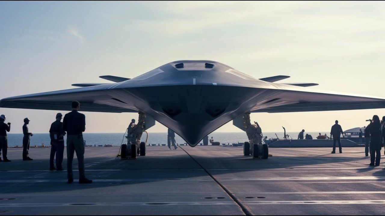 US Finally Tests Its New Super Advanced Stealth Drone - YouTube