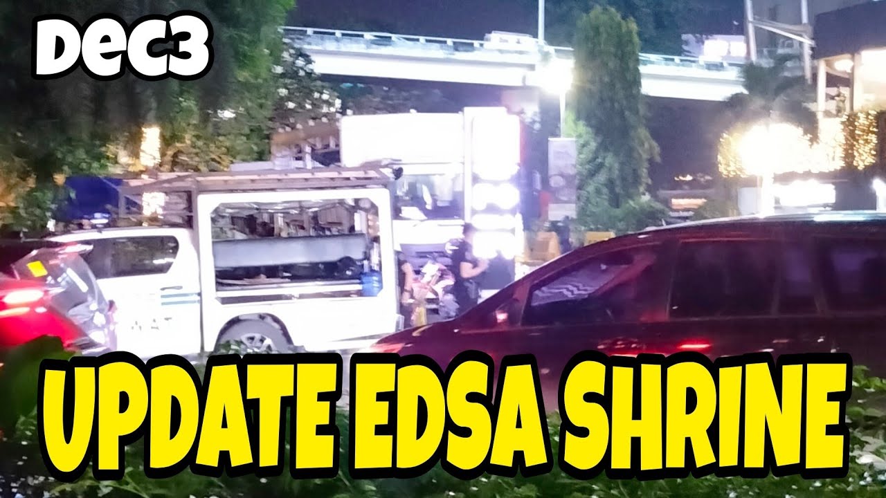LIVE UPDATE EDSA SHRINE - YouTube