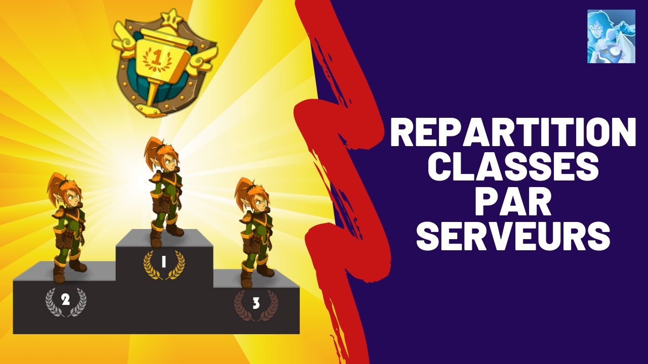 Dofus | Répartition des classes par serveur | Classement Avril 2020 ...