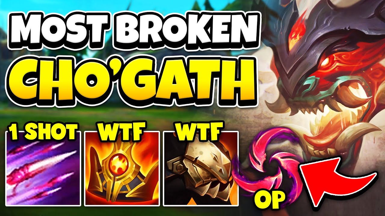 This new Cho'Gath build is the most broken thing I've ever seen... (ONE ...