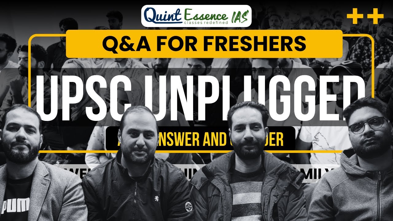 UPSC UNPLUGGED | Q&A FOR FRESHERS - YouTube