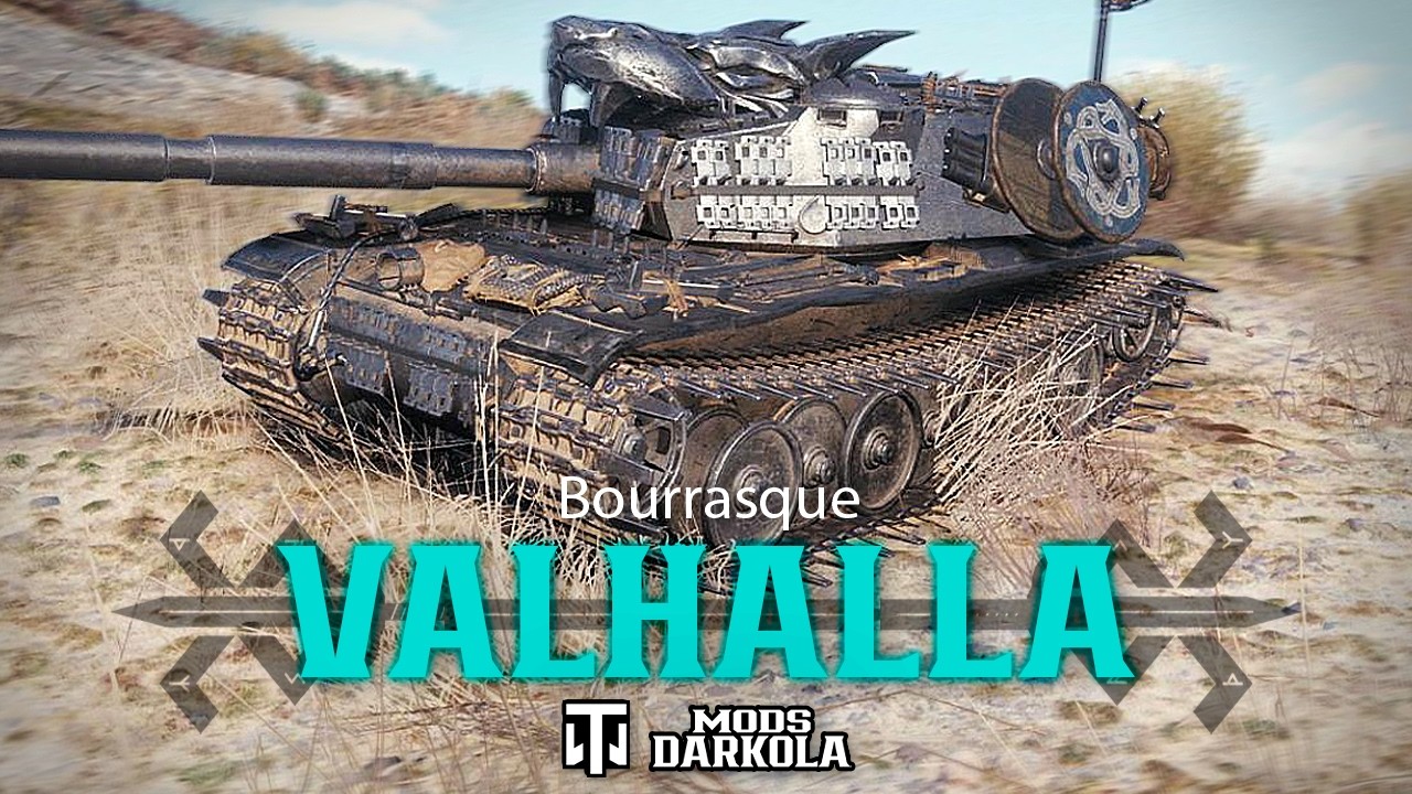 BOURRASQUE - THE WOLF VIKING | World of Tanks - Skin 3D - YouTube