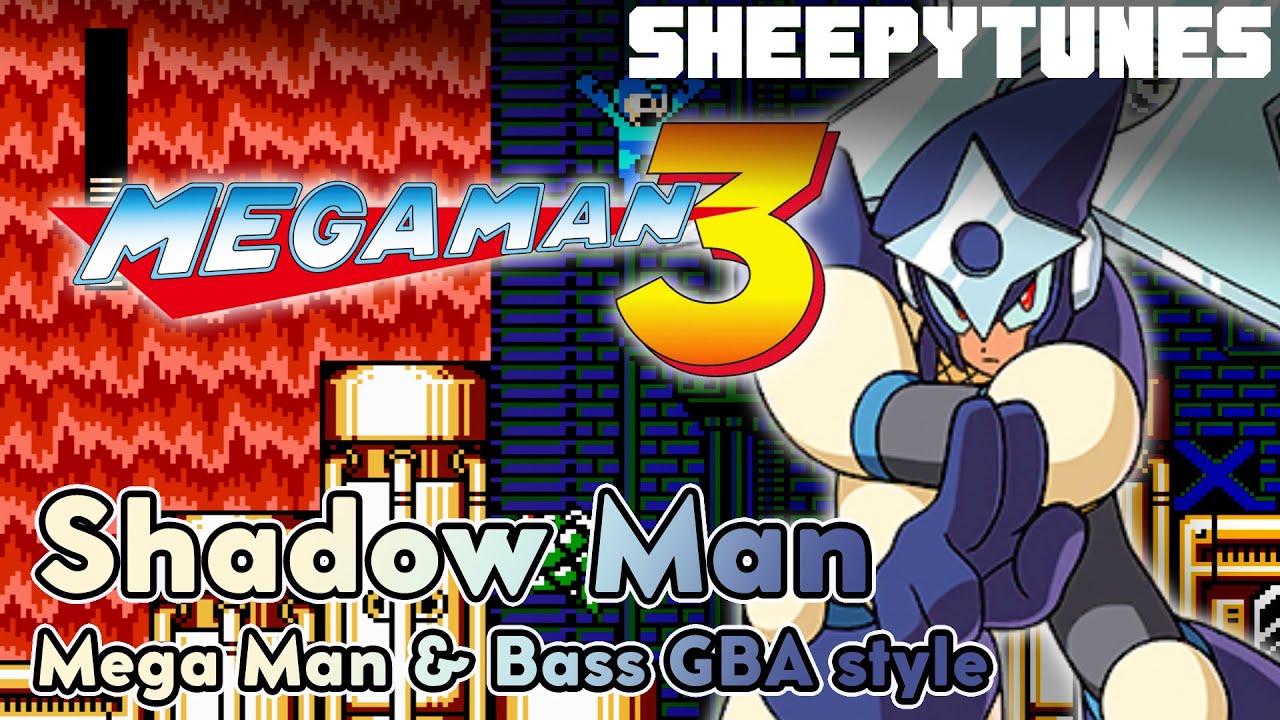 [Game Boy Advance] Shadow Man Stage (Mega Man 3) [Mega Man & Bass GBA custom music] - YouTube