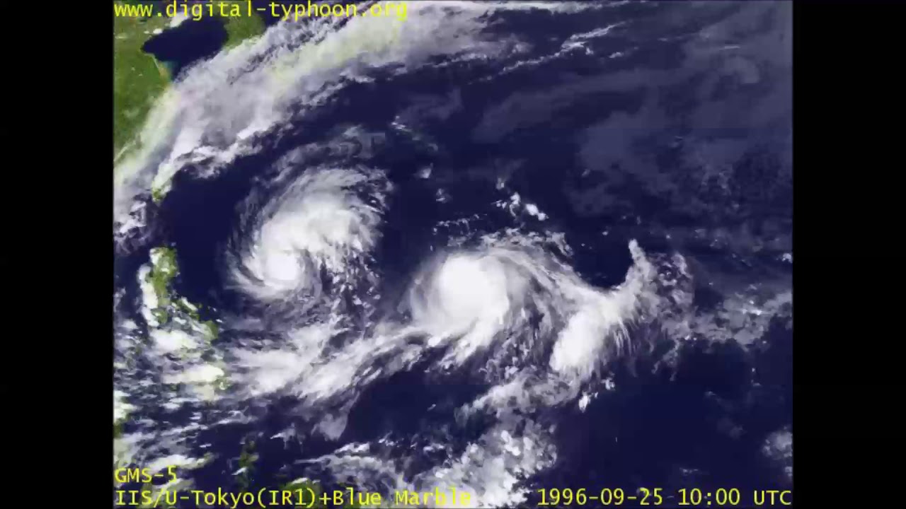 1996 Pacific typhoon season - YouTube