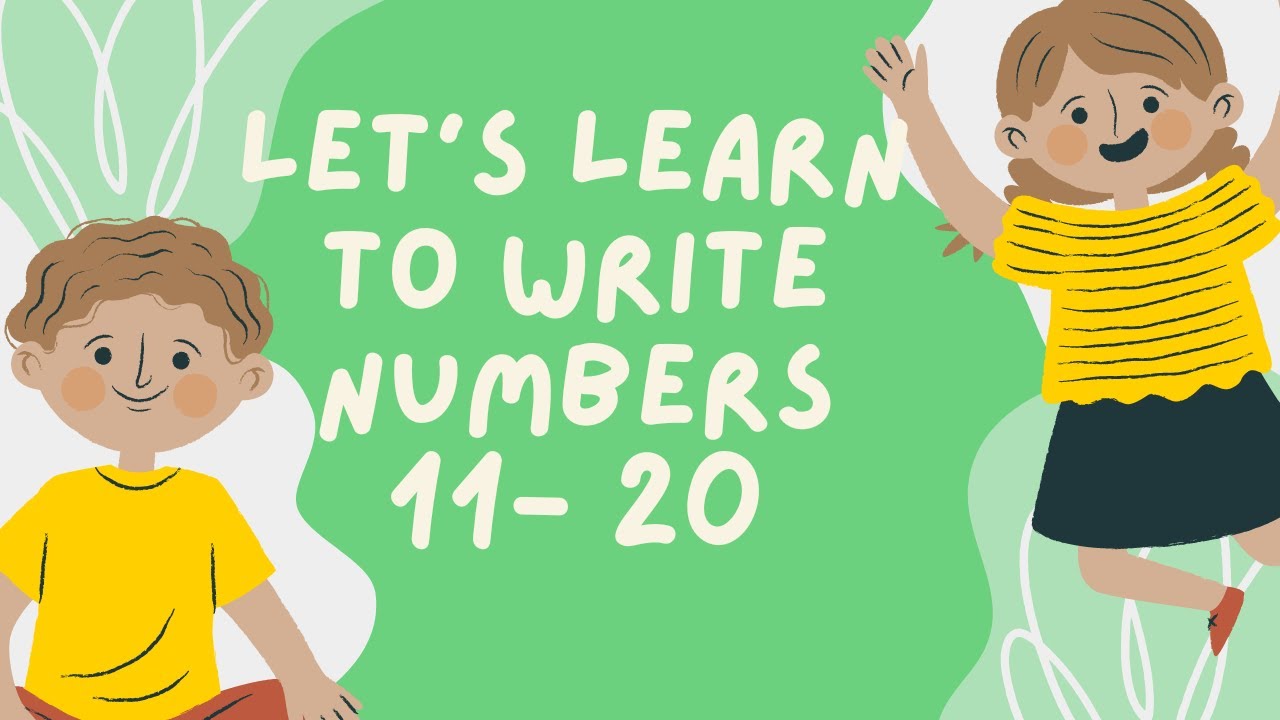 let's learn to write numbers 11- 20 - YouTube