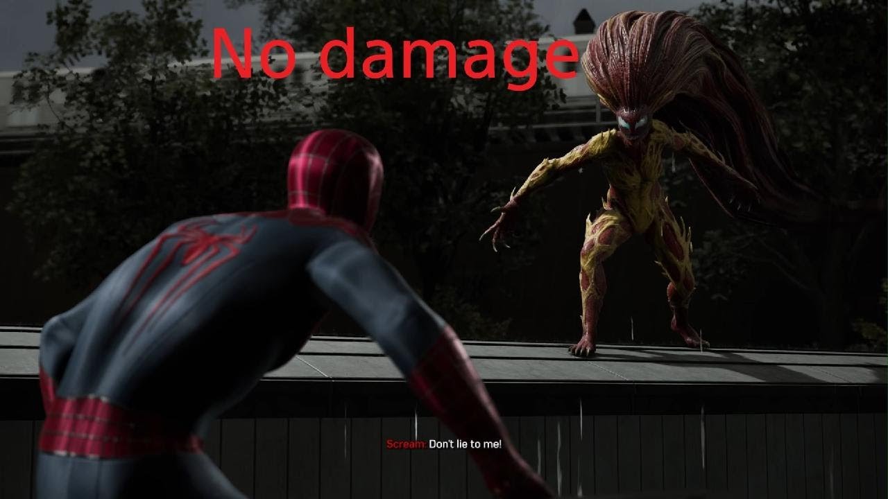 Marvel's Spider-Man 2 the amazing Spider-Man vs scream no damage ...