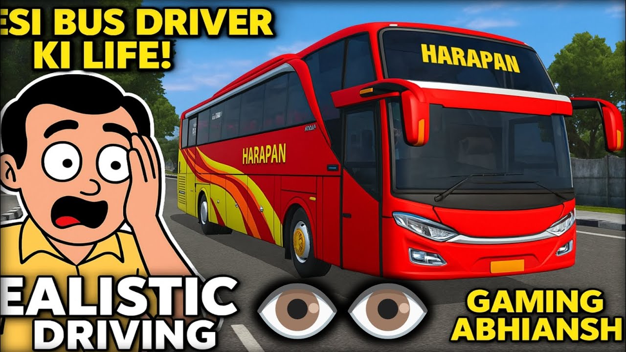 Bus Simulator Indonesia | Desi Bus Driver Ki Life | Realistic Driving ...