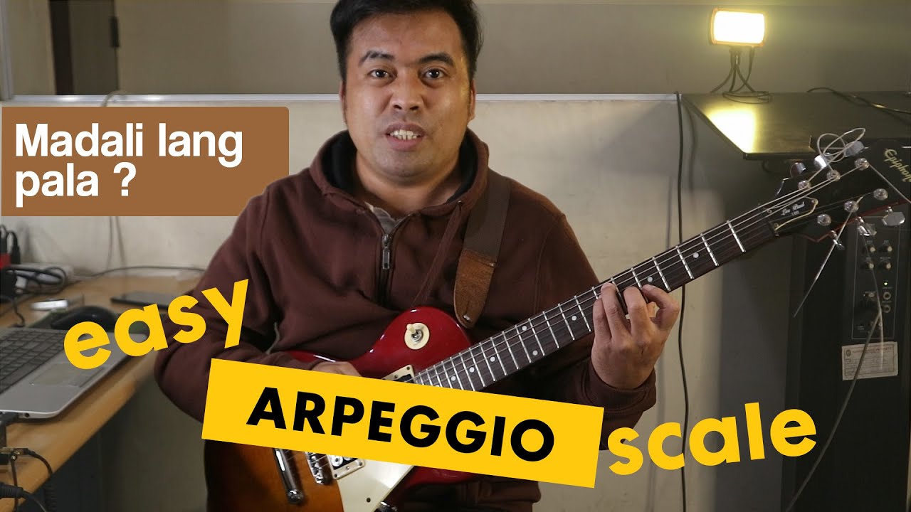 Easy Arpeggio Scale | Pinoy Guitar Tips | JR Cuyam - YouTube