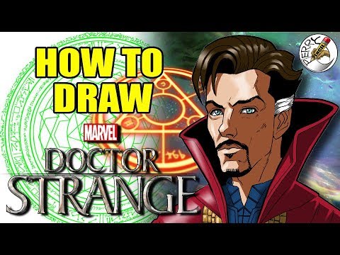 How to draw Dr. Strange - YouTube