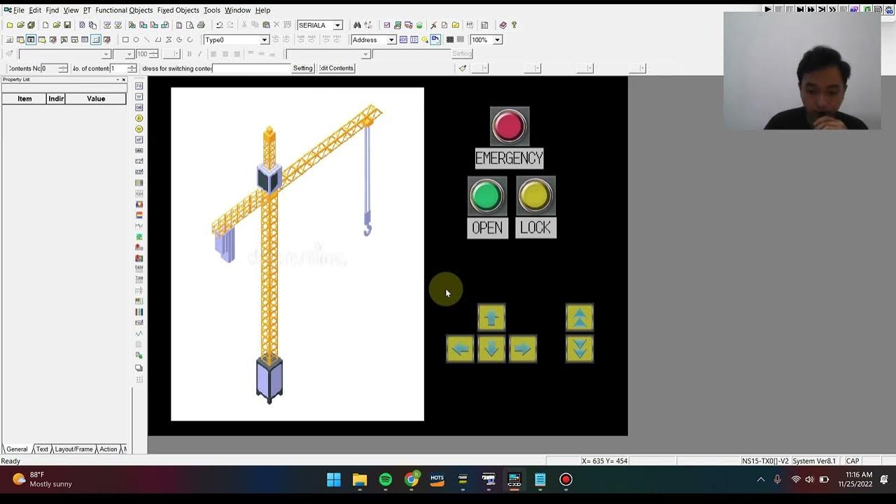 [OMRON] Simulasi Kendali Safety Crane dengan CX-PROGRAMMER - YouTube