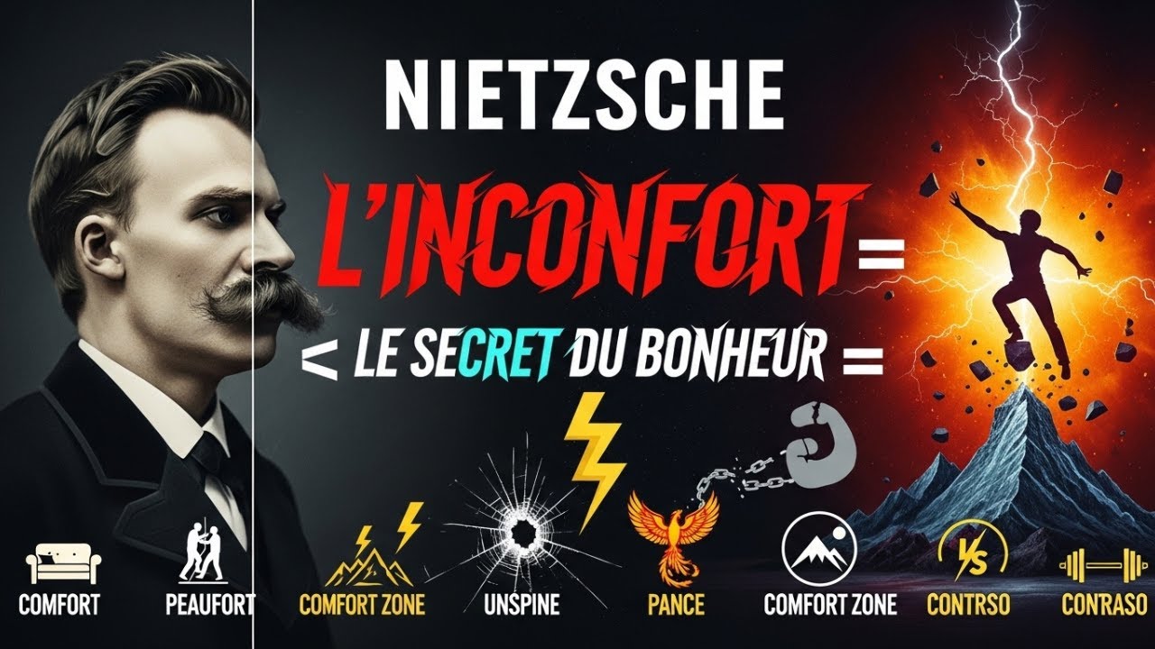 NIETZSCHE : l'inconfort est le secret du bonheur #psychologie ,# ...